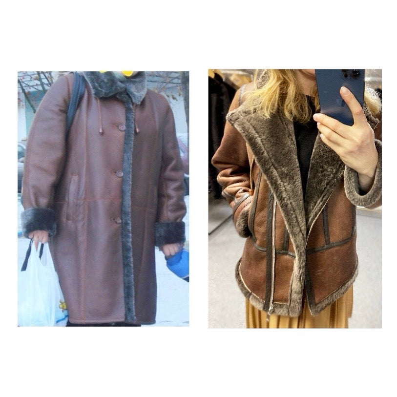 Shearling Coat Restyling – Transform Your Old Shearling into a Modern ...