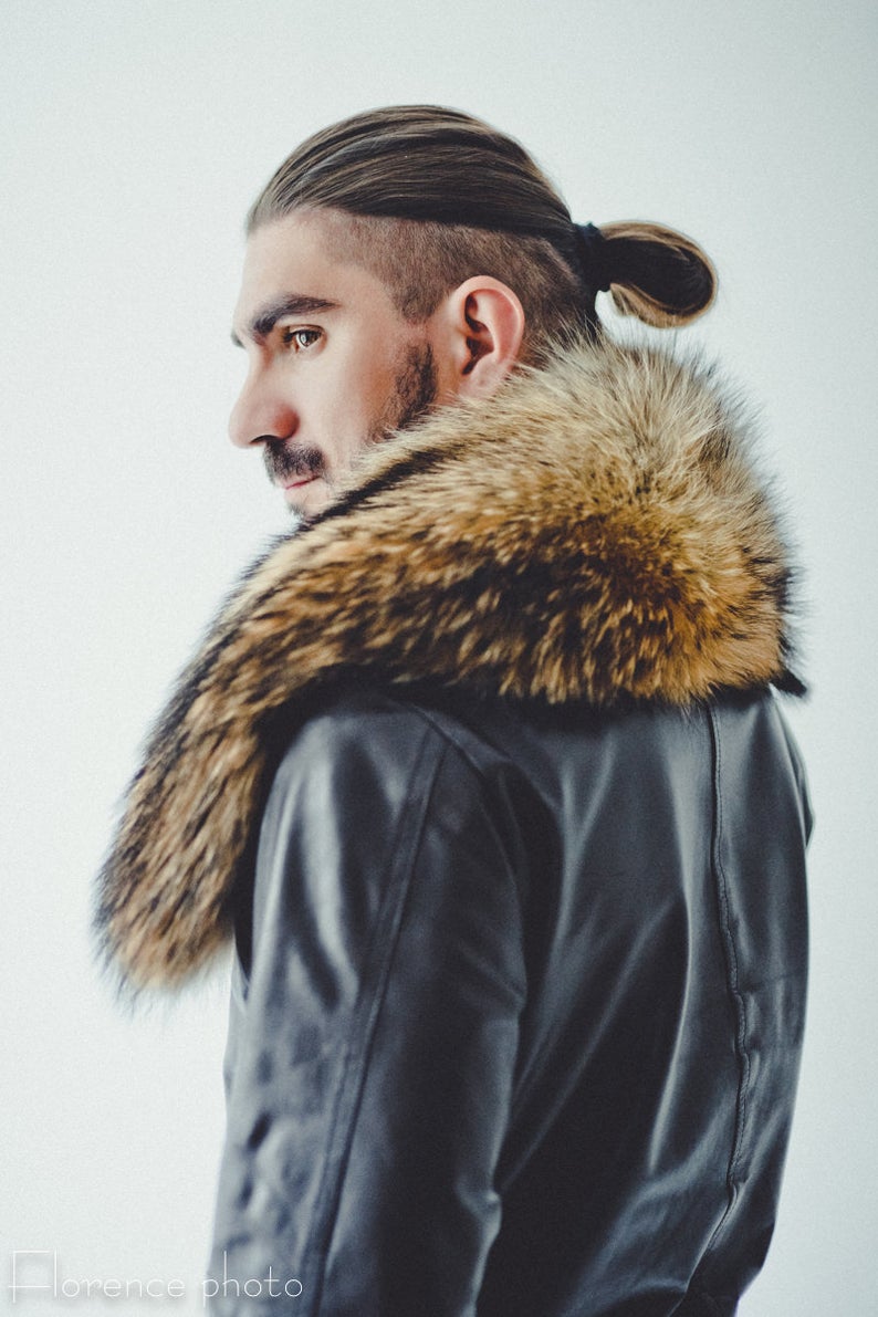 MENS FUR COLLAR FOR COAT – Forestfox Fur Atelier